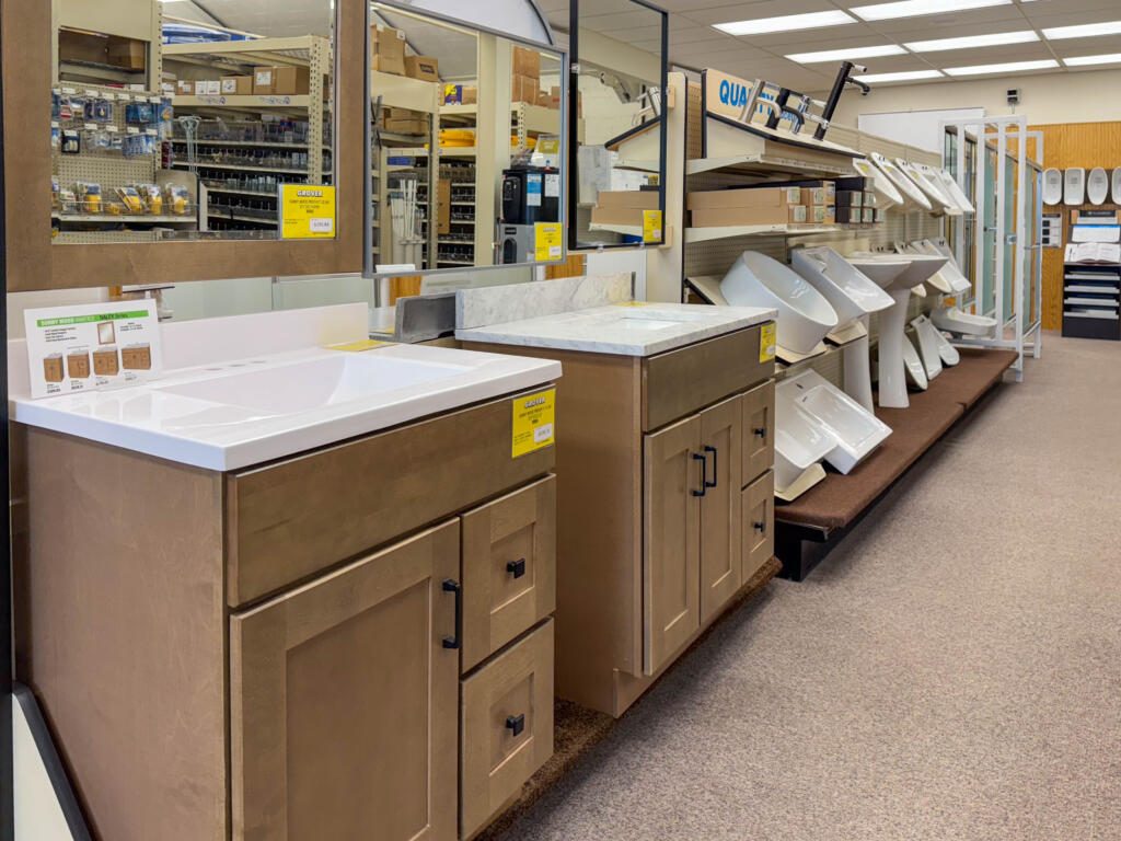 Installing and Caring for Your Bathroom Vanity Cabinet | Grover ...